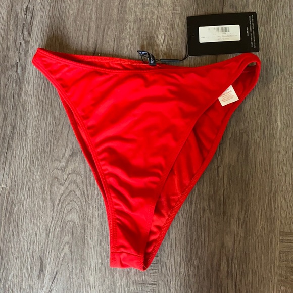 Swim | High Leg Red Bikini Bottom | Poshmark